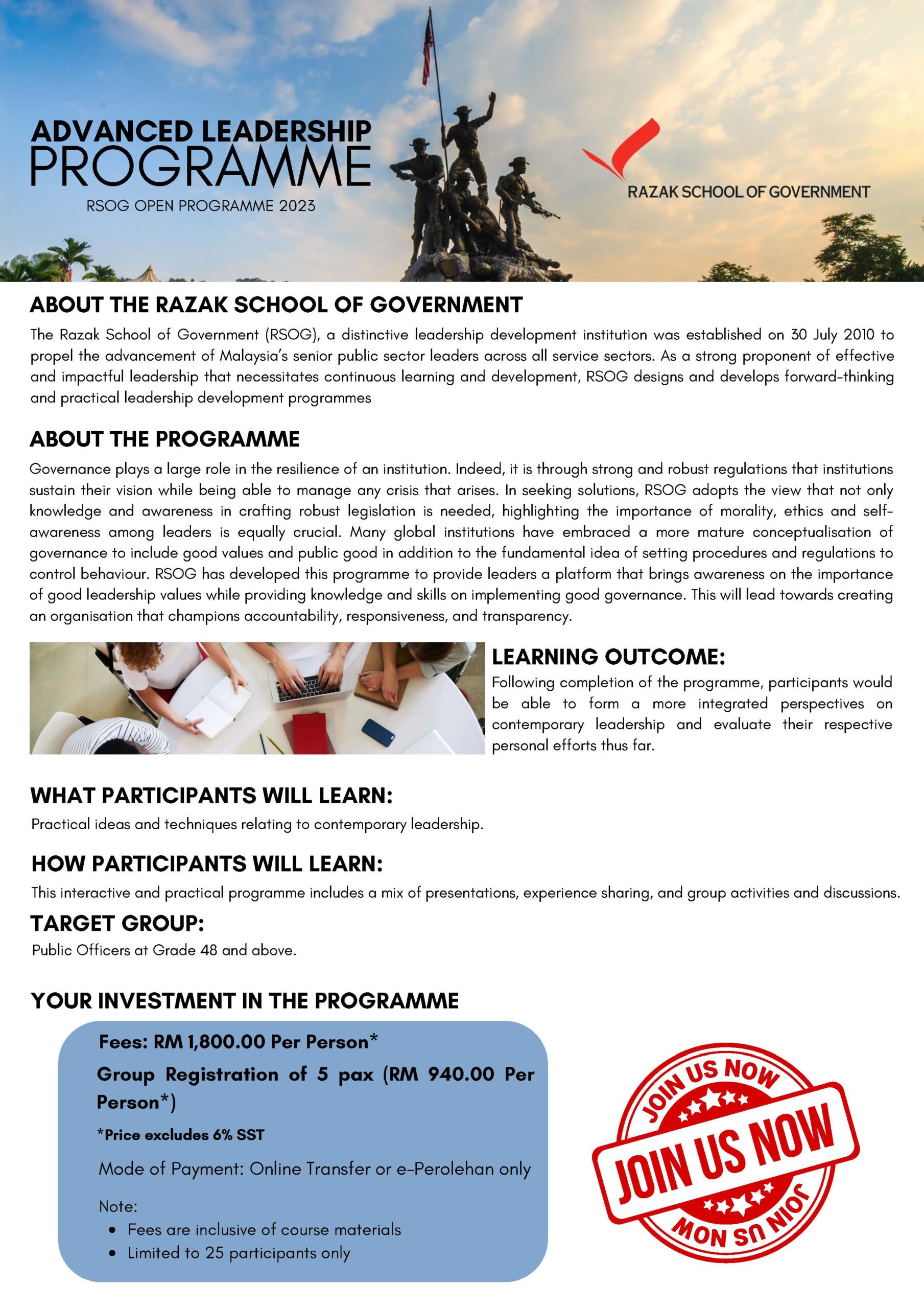 Advanced Leadership Programme